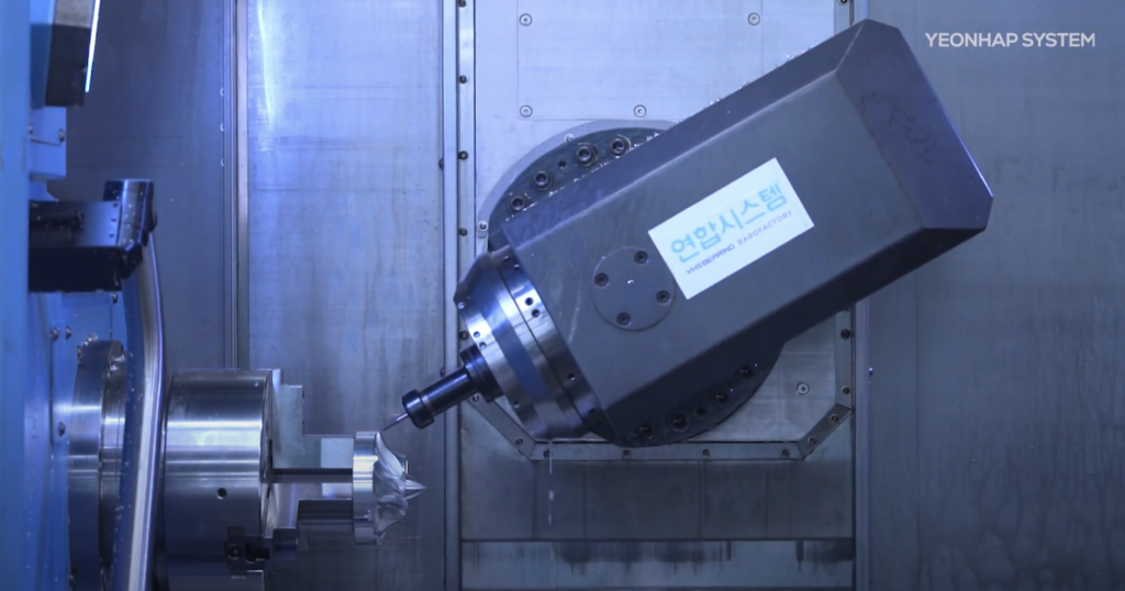 [홍보영상] CNC Machine Turning | 연합시스템 임펠러 다축가공 - ㈜연합시스템